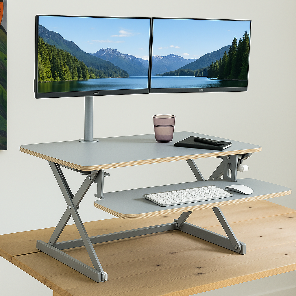 Yo-Yo DESK® DUO+ Dual Standing Desks | Maximum height adjustment to 130cm